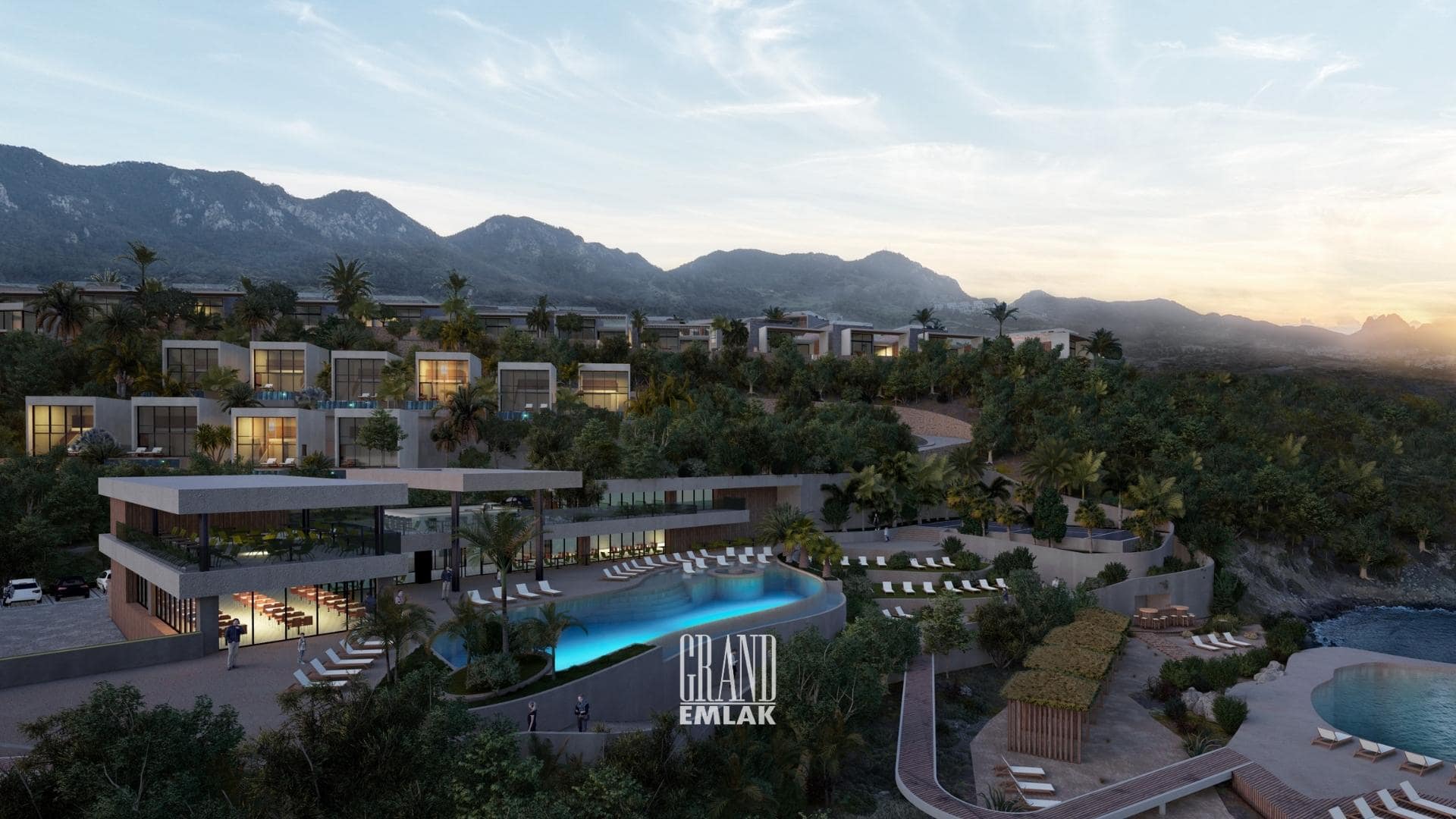 KKTC, Esentepe – Casa Del Mare Projesi’nden 4+1 Satılık Villa – Grand Emlak Real Estate